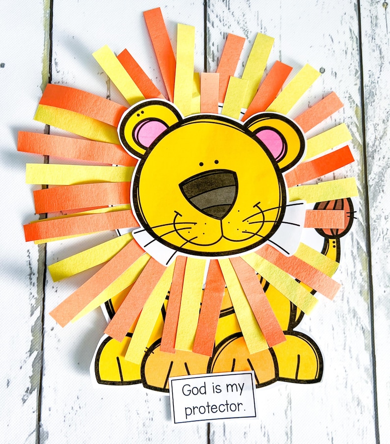 Daniel in the Lion's Den, Old Testament Bible Lesson, Printable Bible ...