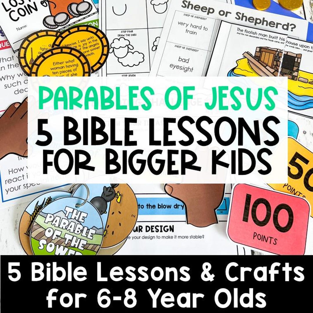 Parables of Jesus: Bible Lessons & Activities for Kids (digital ...