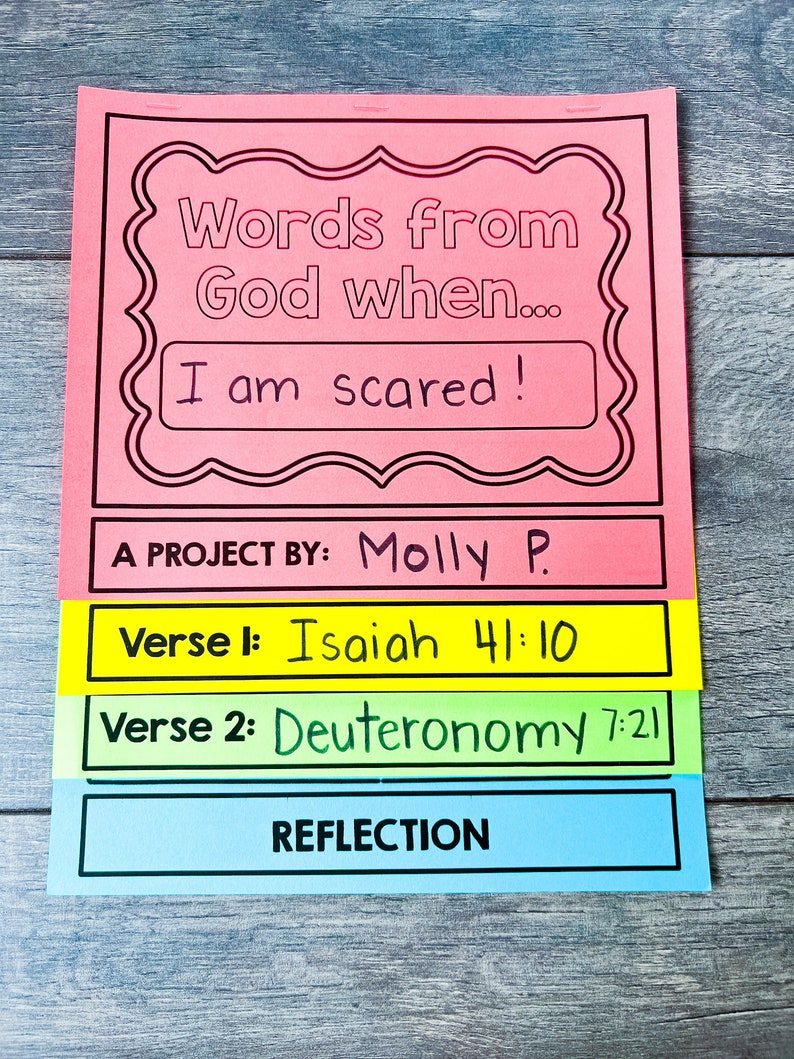 Printable Bible Project Topics in the Bible Sunday School - Etsy