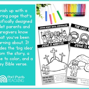 Easter Bible Lessons for Preschool: Holy Week Crafts & Activities ...