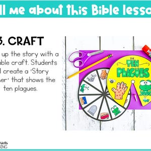 The Ten Plagues Preschool Bible Lesson, (PDF Download) Printable Craft ...