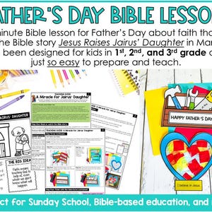 Father's Day Bible Lesson for Kids (PDF Digital Download), Printable ...