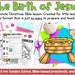 Baby Jesus is Born, Christmas Bible Lesson for Preschool, Printable ...
