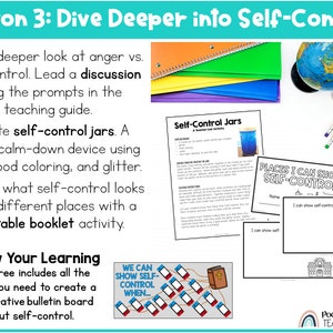 Self-control Bible Lessons for Preschool and Kindergarten, Calm Down ...