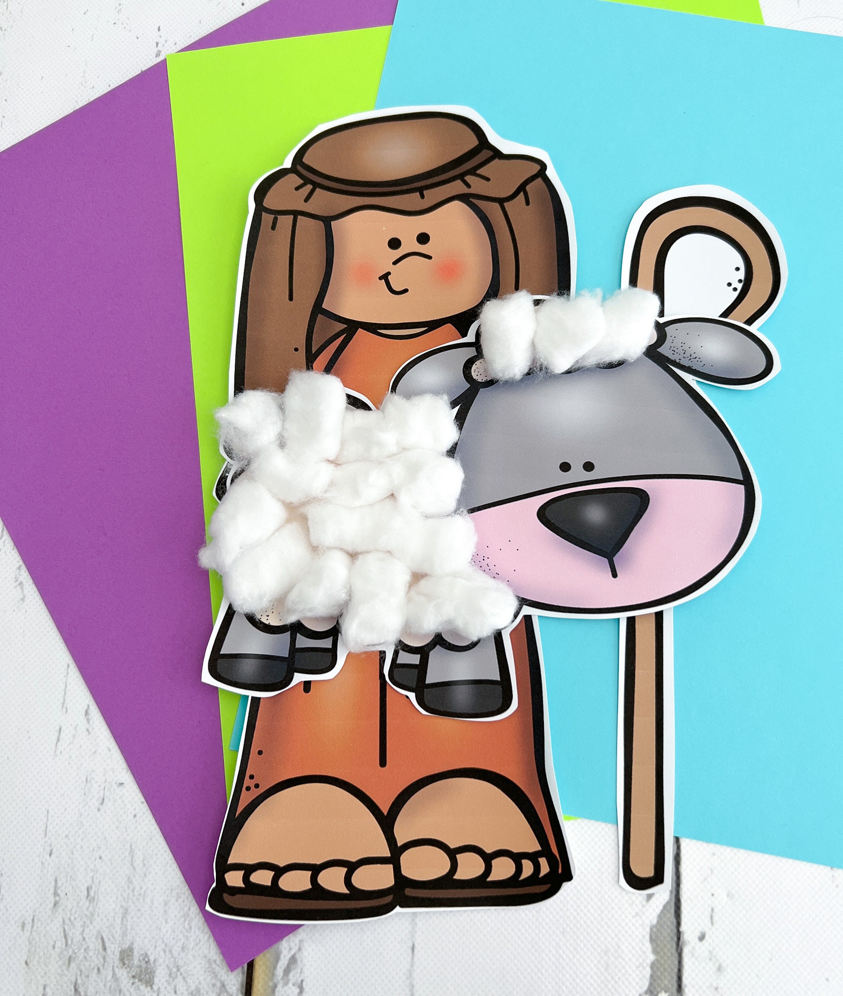 The Parable of the Lost Sheep Printable Bible Craft and Lesson - Etsy ...