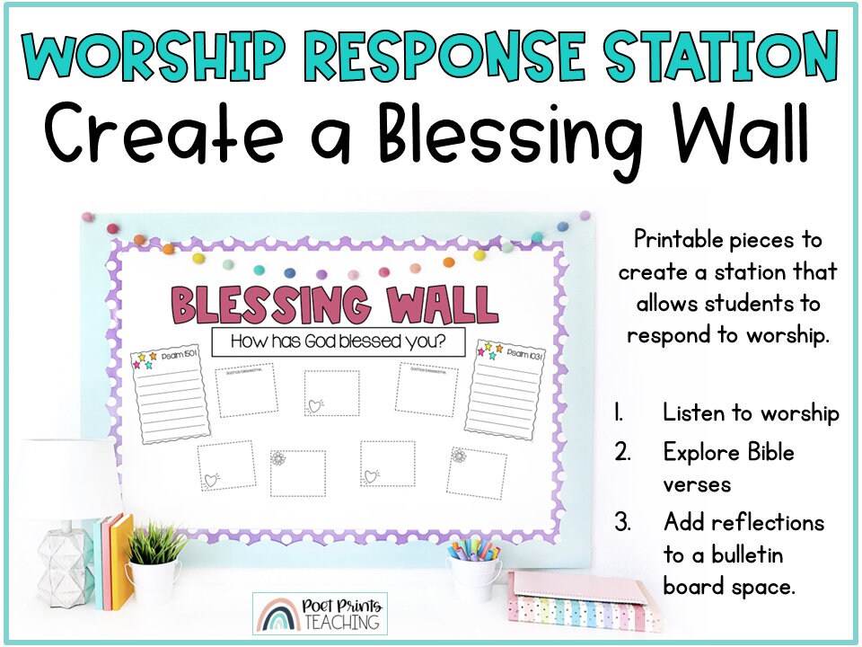 Worship Response Activity for Kids, Printable Worship Lesson, Sunday ...