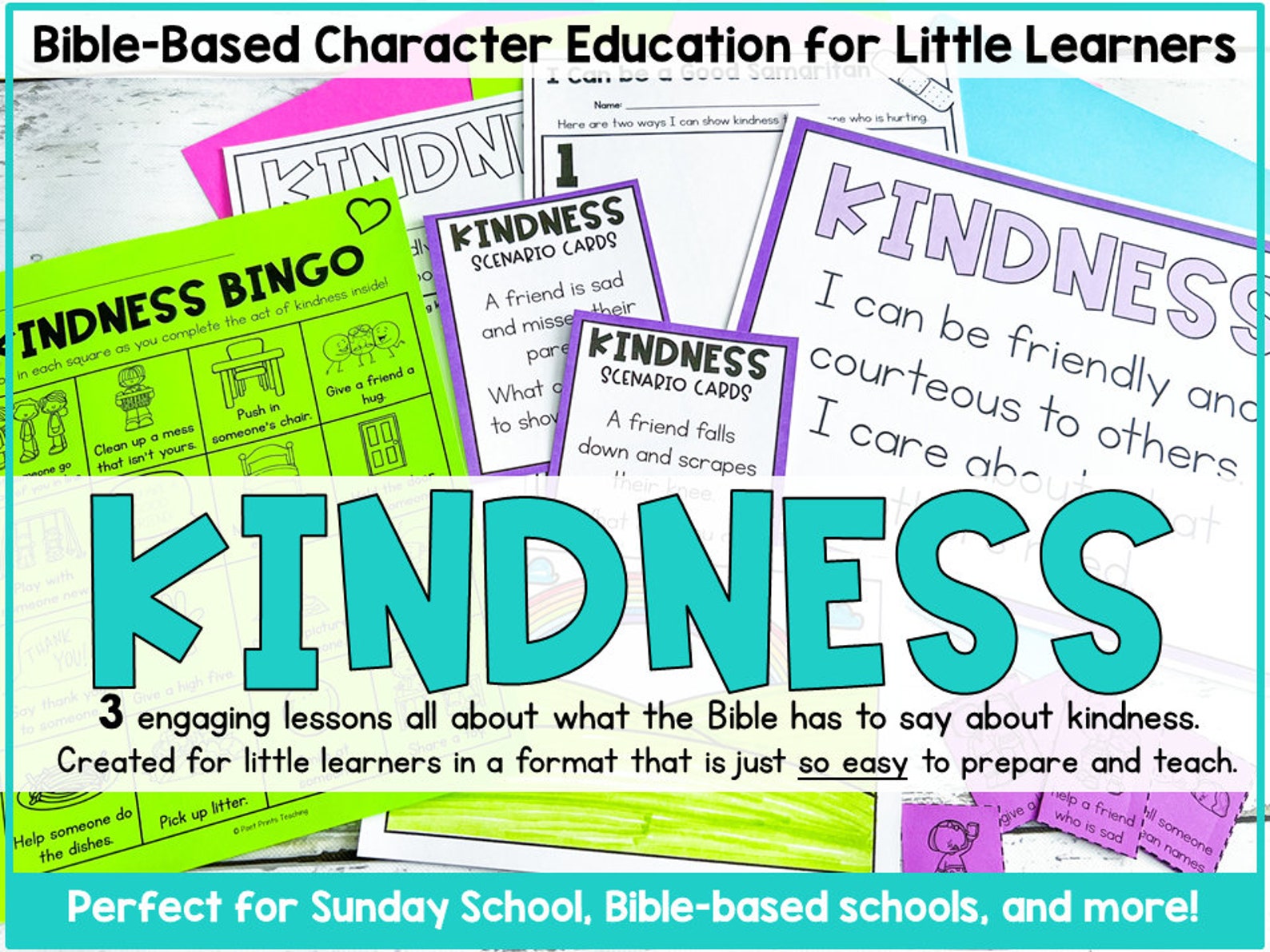Kindness Bible Lessons and Activities for Preschool and Kindergarten ...