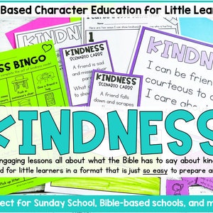 Kindness Bible Lessons and Activities for Preschool and Kindergarten ...