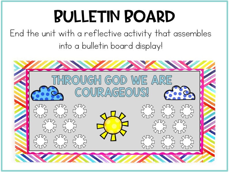 Courage Bible Lessons for Kids Printable Character Education - Etsy