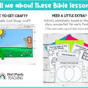 The Parable of the Lost Sheep and Lost Coin Bible Lesson for Kids ...
