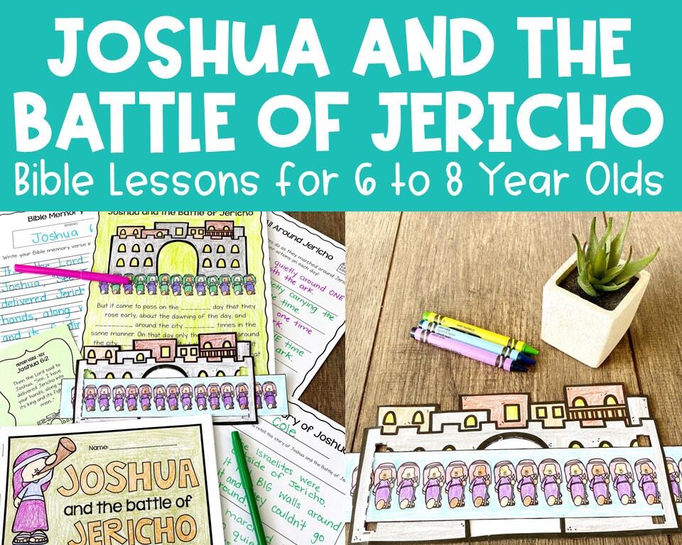 Joshua and the Battle of Jericho Printable Bible Lesson for Kids ...