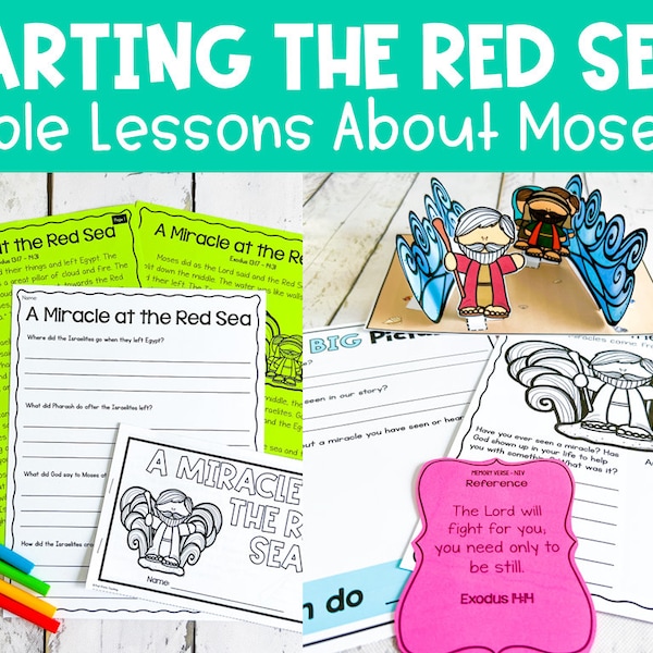Moses Red Sea - Etsy