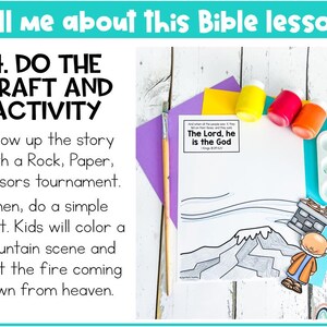 Elijah and the Prophets, Old Testament Bible Lesson, Printable Bible ...