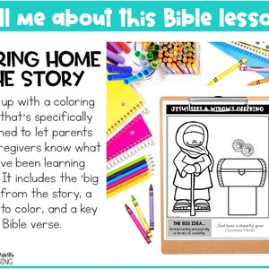 Jesus and the Widow's Offering, Printable Bible Craft and Lesson for ...