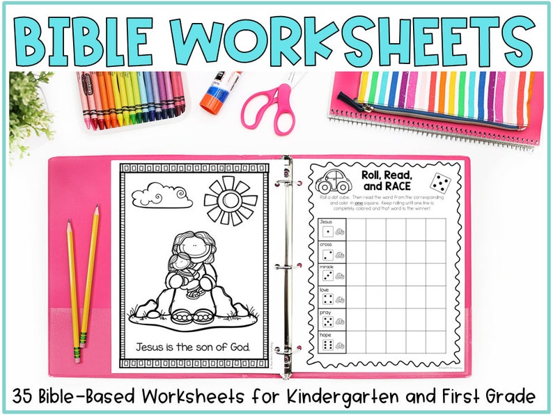 Bible Coloring Worksheets and Activities for Little Learners, Sunday ...