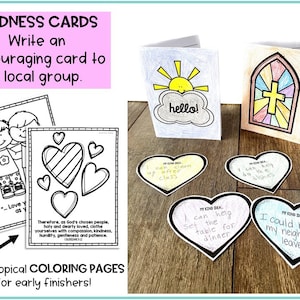 Kindness Bible Lessons for Kids, Bible Based Character Education Sunday ...