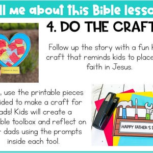 Father's Day Bible Lesson for Kids (PDF Digital Download), Printable ...