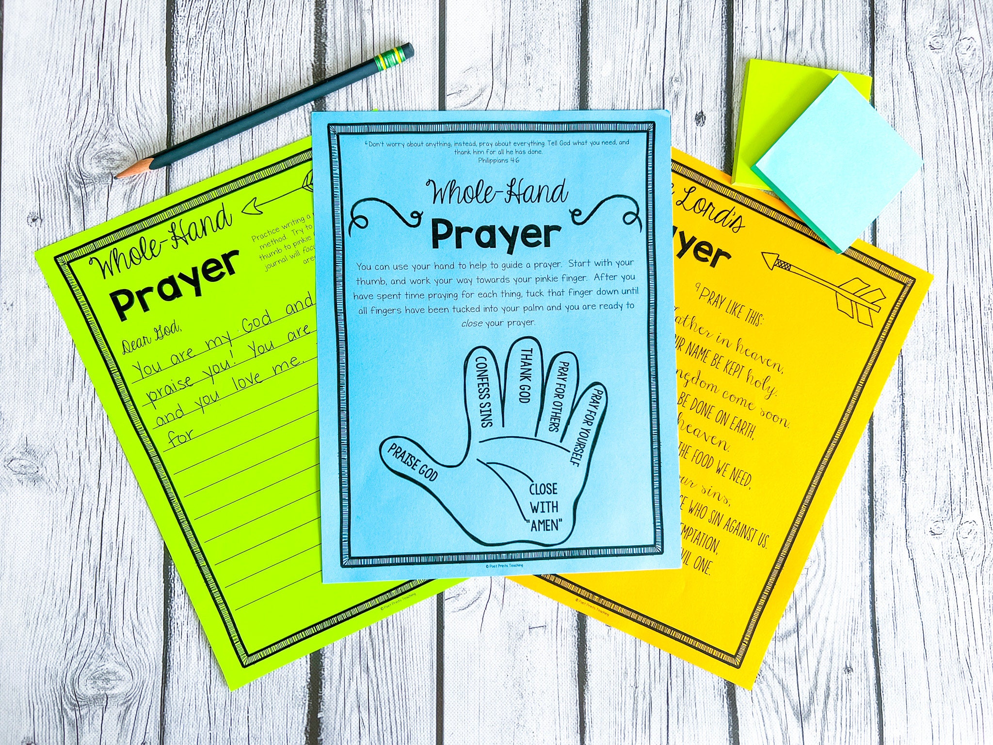 Printable Prayer Journal for Kids, Bible Activity, Sunday School Lesson ...