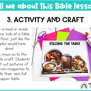 The Last Supper, Preschool Bible Lesson and Printable Craft for Easter ...
