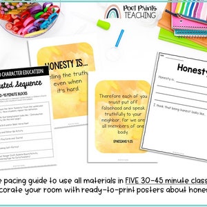 Honesty Bible Lessons for Kids, Printable Character Education Sunday ...