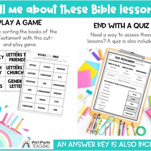 The Books of the Bible Lessons for Kids, New Testament, Bible Study ...