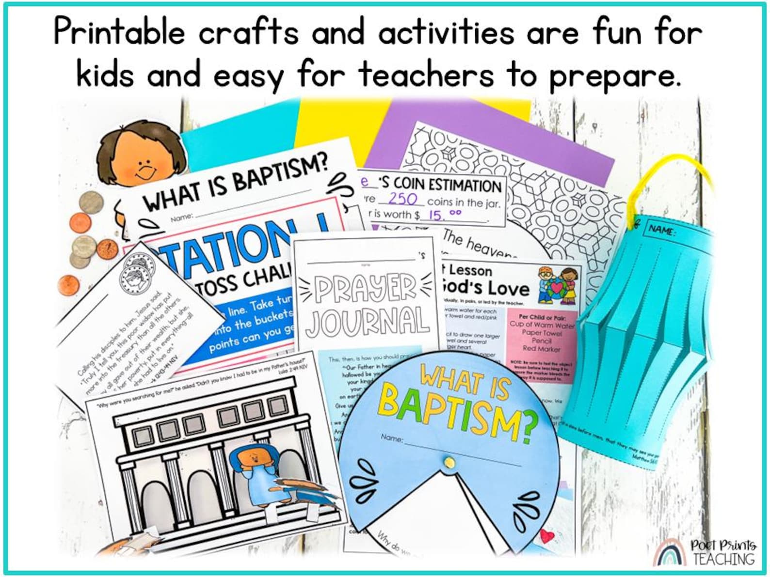 5 Bible Lessons for Kids About Jesus, Printable Crafts and Activities ...