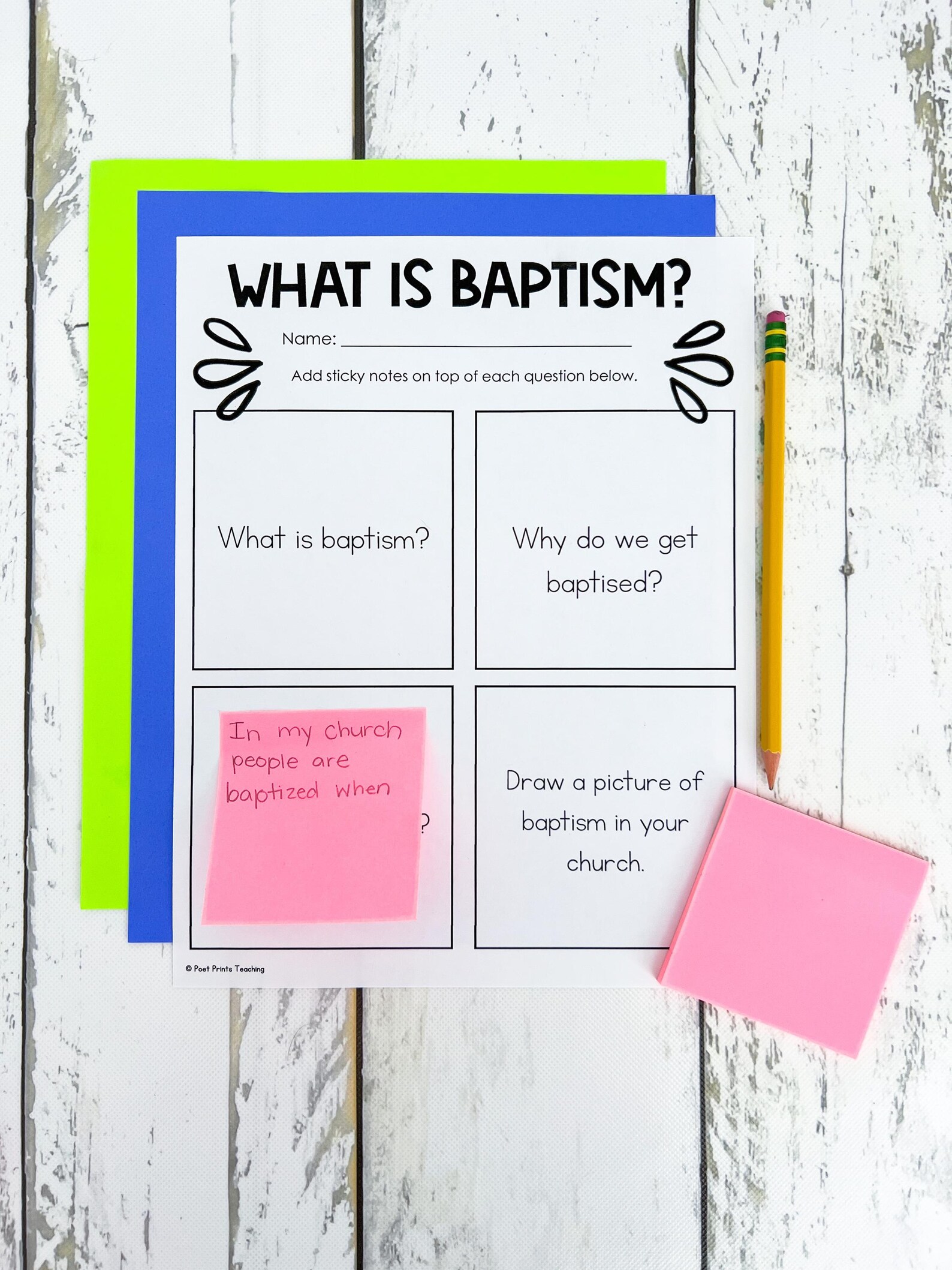 Jesus is Baptized, New Testament Bible Stories, Printable Bible Craft ...
