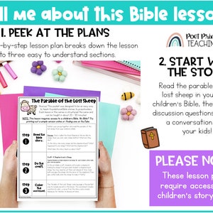 The Parable of the Lost Sheep Printable Bible Craft and Lesson for ...