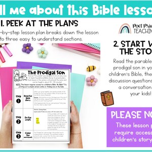 The Parable of the Prodigal Son Bible Craft and Lesson for Preschool ...