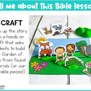 Adam and Eve Preschool Bible Craft and Lesson, Garden of Eden ...