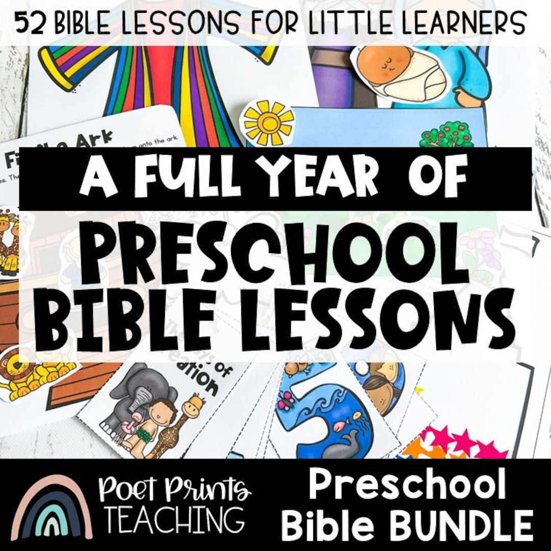Preschool Bible Crafts and Lessons, Printable Activities, Sunday School ...