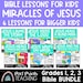 The Miracles of Jesus, Bible Lessons for Kids, 1st, 2nd, 3rd Grades ...