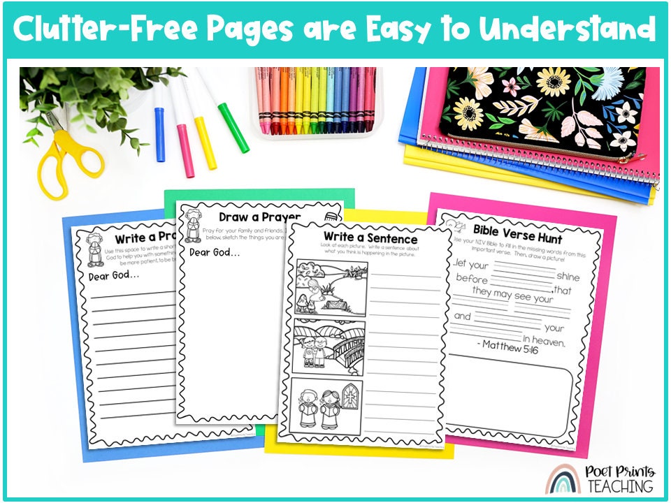 Bible Coloring Worksheets and Activities for Little Learners, Sunday ...