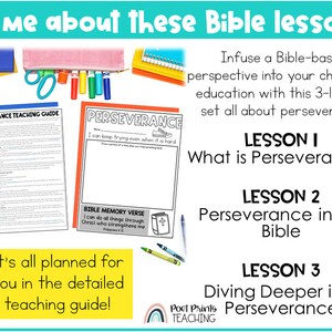 Perseverance Bible Lessons for Preschool and Kindergarten, Not Giving ...
