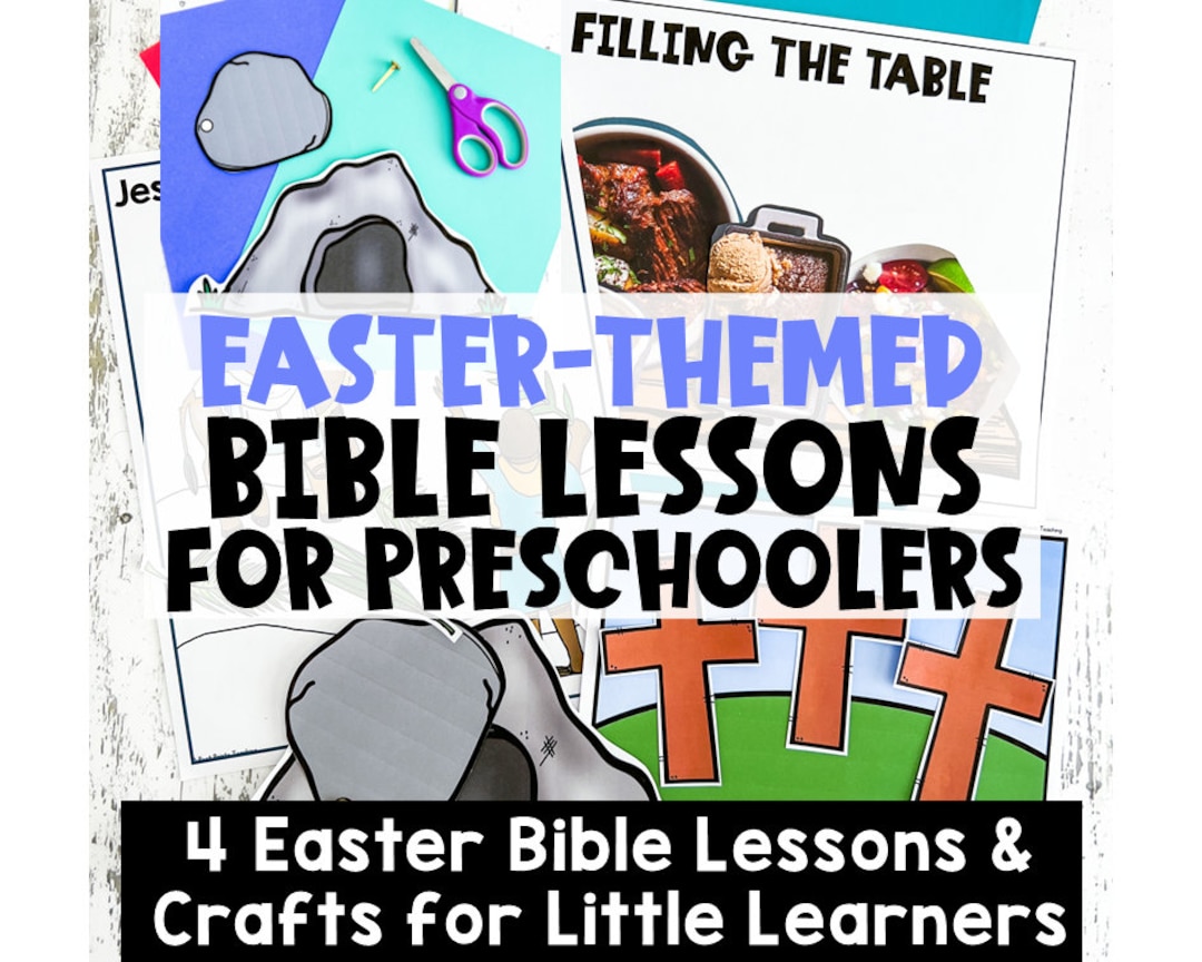 Easter Bible Lessons for Preschool, Printable Crafts and Activities for ...