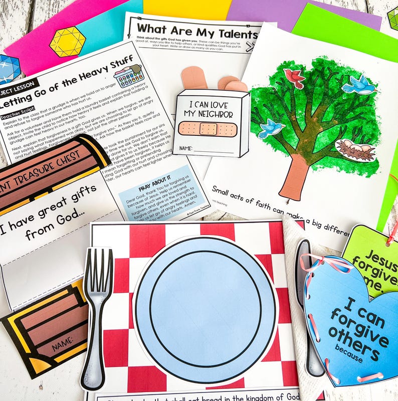 Parables of Jesus: Bible Lessons & Activities for Kids in Sunday School ...