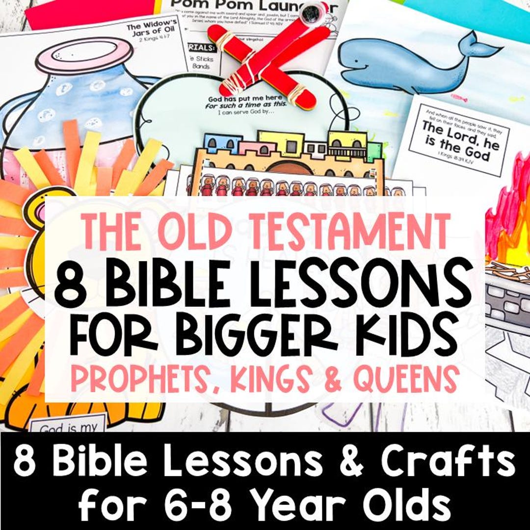 Bible Lessons for Kids From the Old Testament, 1st, 2nd, 3rd Grades ...