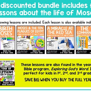 Bible Lessons for Kids, Printable Moses Crafts and Activities for ...