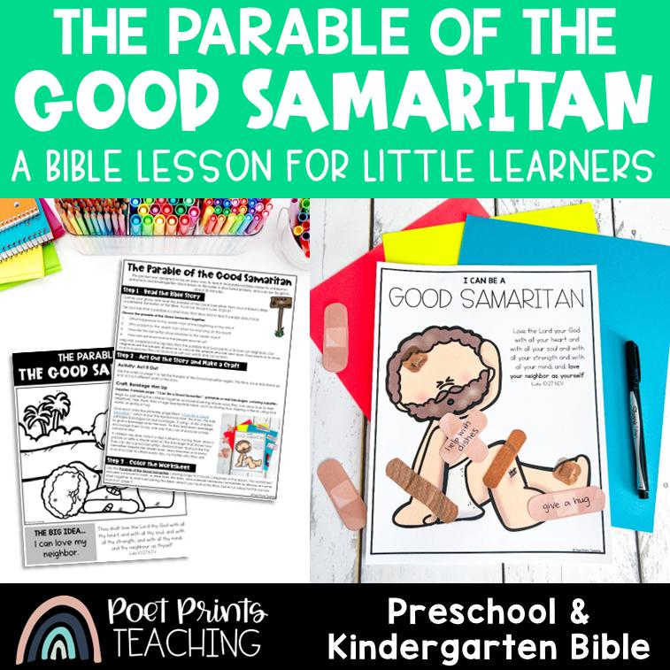 The Parable of the Good Samaritan Bible Lesson for Preschool (PDF ...