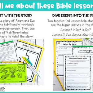 Garden of Eden Adam and Eve Craft Bible Lessons and Craft, Printable ...