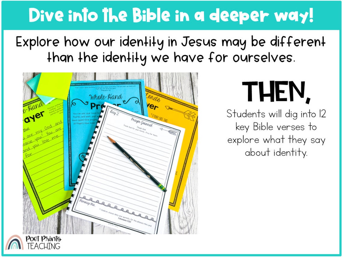 Printable Prayer Journal for Kids, Bible Activity, Sunday School Lesson ...