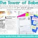 The Tower of Babel Printable Bible Lesson for Bigger Kids in 1st, 2nd ...