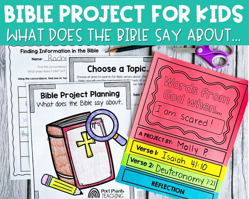 Printable Bible Project, Topics in the Bible, Sunday School Lessons ...