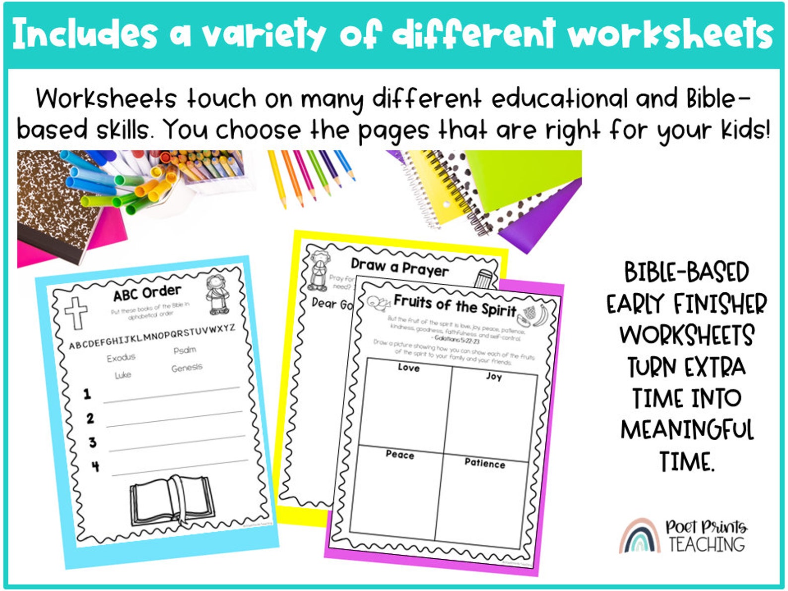 Bible Coloring Worksheets and Activities for Little Learners, Sunday ...