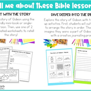 Gideon's Army Bible Lesson: Sunday School Activity (printable) - Etsy