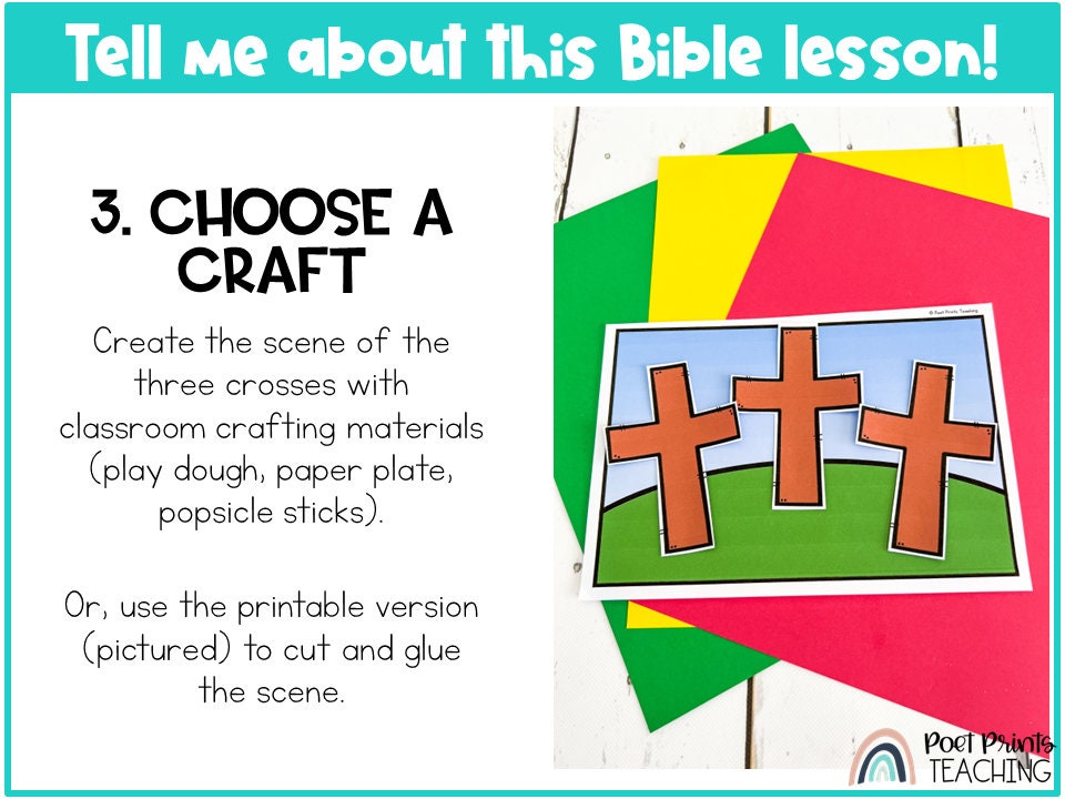 Jesus is Arrested, Easter Preschool Bible Lesson and Printable Craft ...