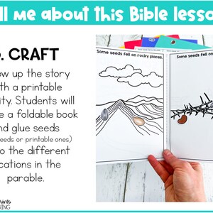The Parable of the Sower Printable Bible Craft and Lesson for Preschool ...