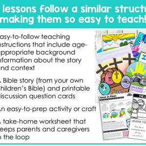 The Easter Story, Printable Bible Stories for Holy Week, Crafts and ...