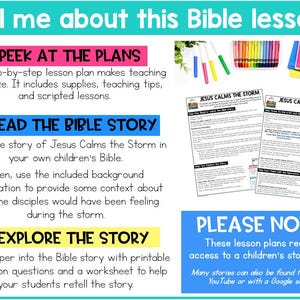Jesus Calms the Storm, Miracles in the New Testament, Printable Bible ...