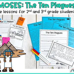 The 10 Plagues of Egypt, Printable Bible Craft and Lesson for Kids ...